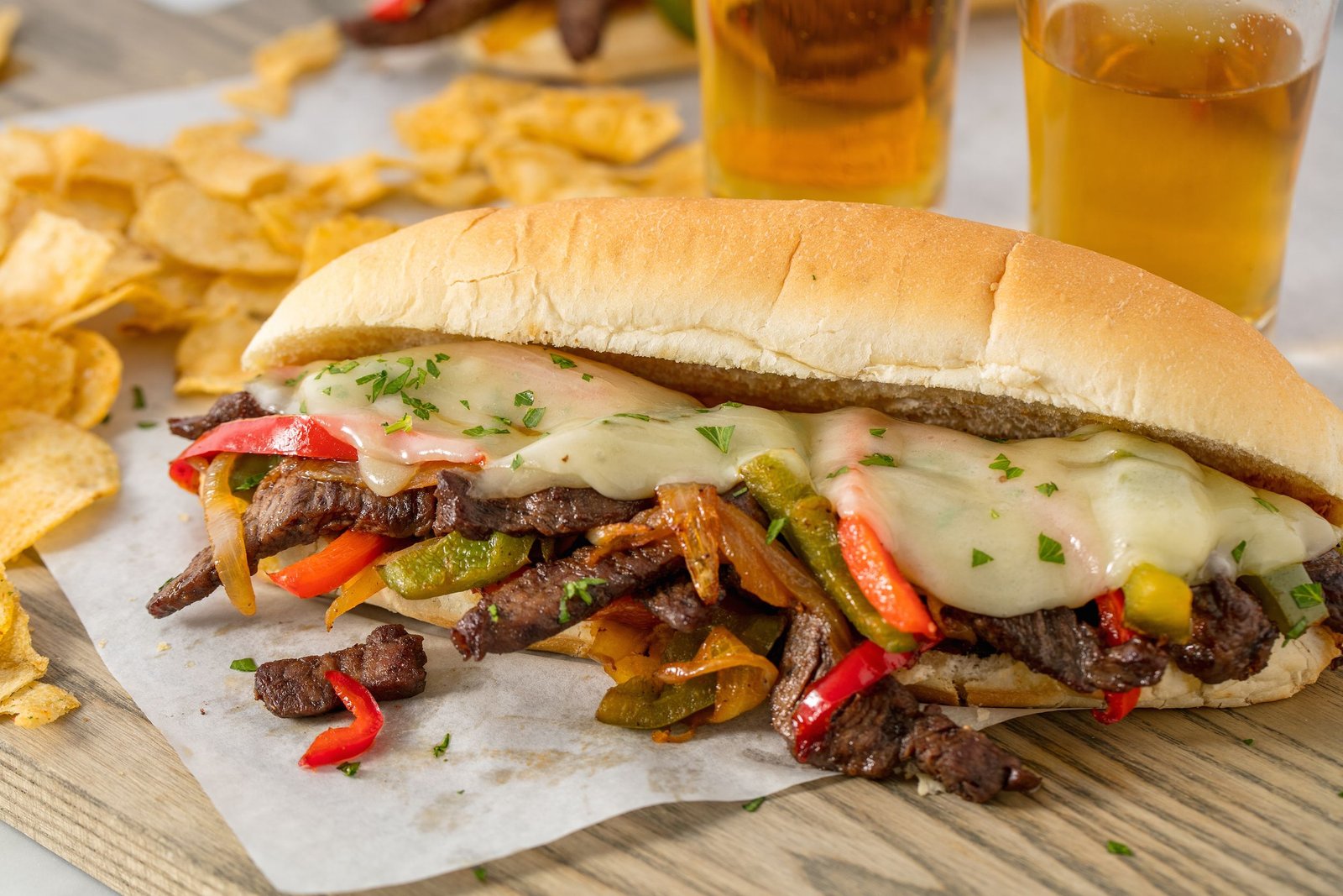 PHILLY CHEESESTEAK SANDWICH 12 Y 2 Con Sergio Carlo Y Karina Larrauri PHILLY CHEESESTEAK SANDWICH 12 Y 2 Con Sergio Carlo Y Karina Larrauri